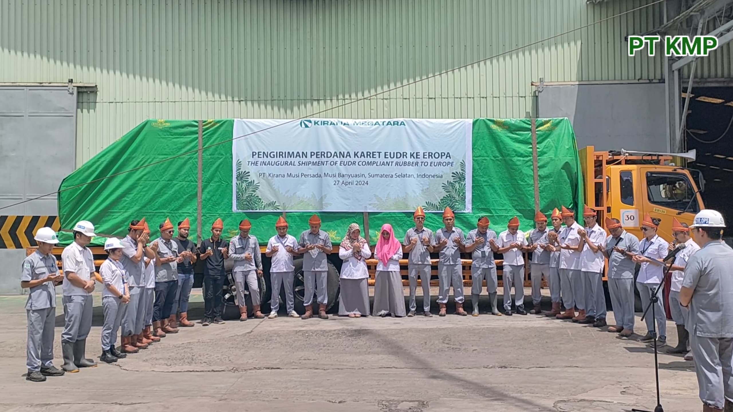 PT Kirana Musi Persada Mempersembahkan Pencapaian Baru: Pengiriman SIR EUDR Perdana ke Eropa ...